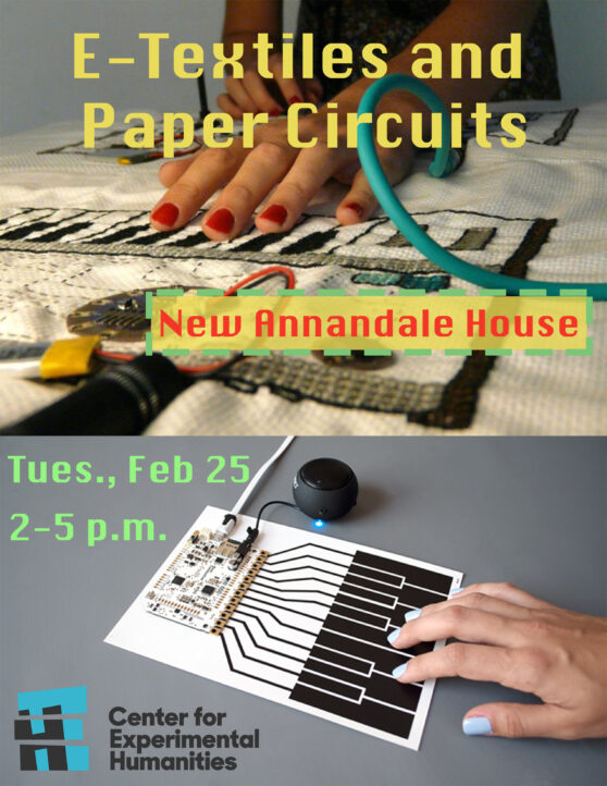 E-Textiles and Paper Circuits – Experimental Humanities